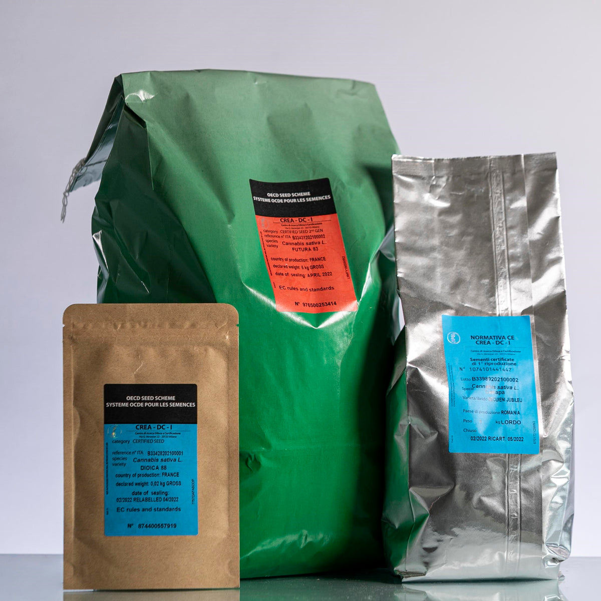 Kompolti - Dioica - Certified Hemp Seeds | Canapuglia